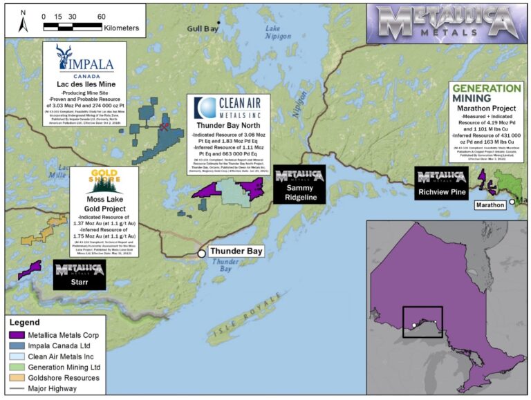 METALLICA METALS COMPLETES EM SURVEY AND ANNOUNCES DRILLING PLANS ON ...